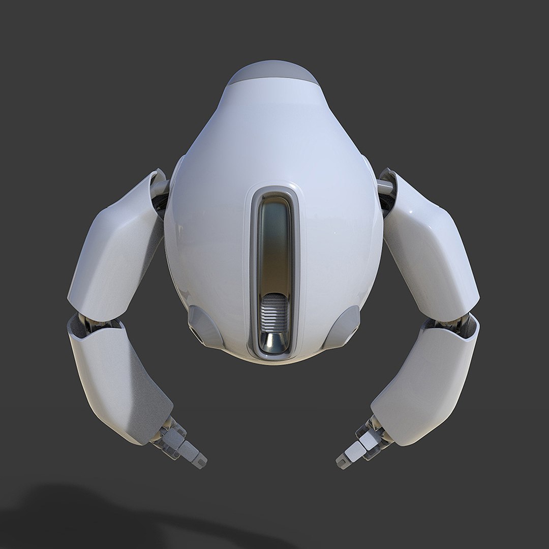 3D Droid Bot Model - TurboSquid 1367725