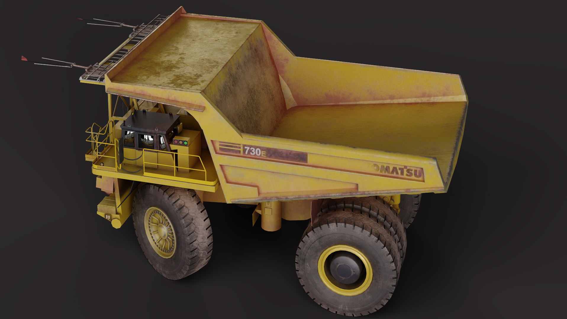 3D model Komatsu 730E - TurboSquid 2137315