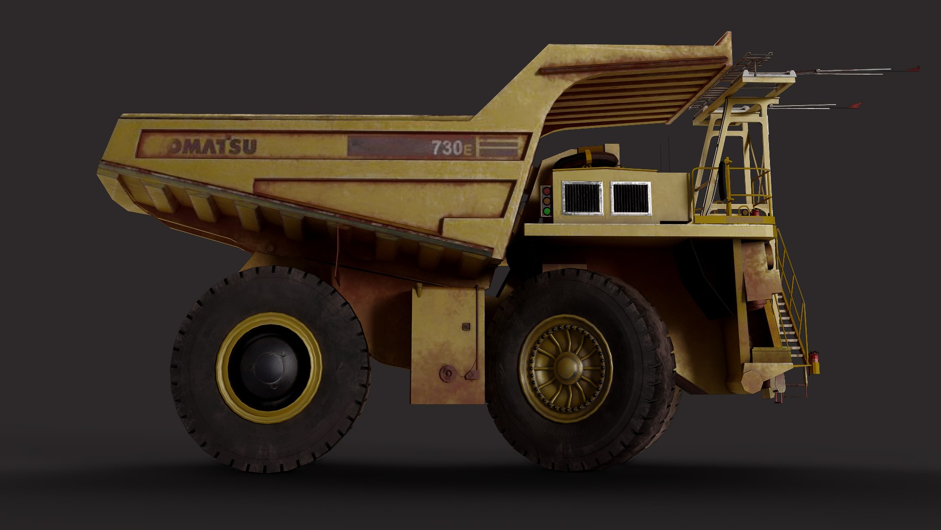 3D model Komatsu 730E - TurboSquid 2137315