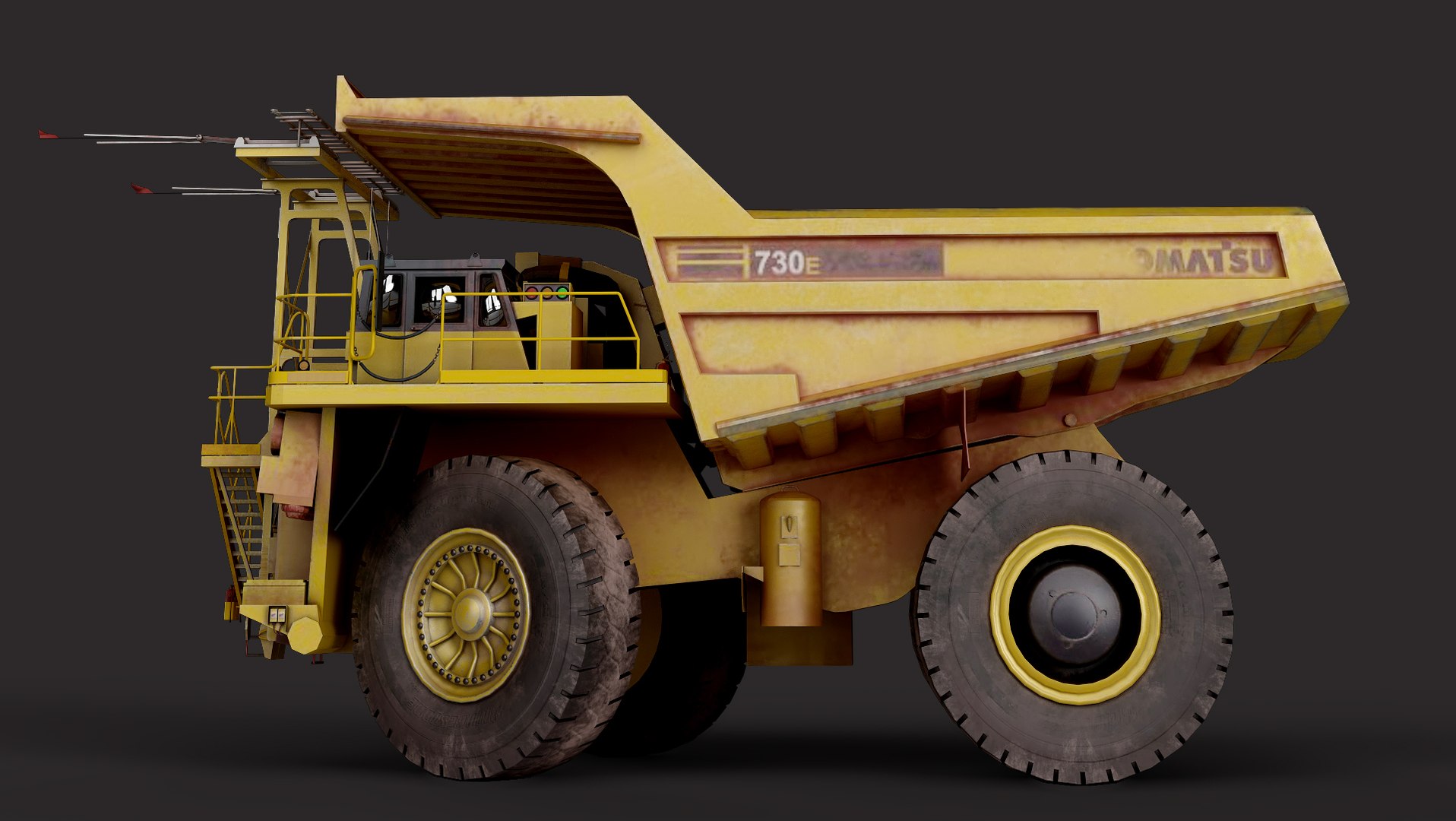 3D model Komatsu 730E - TurboSquid 2137315