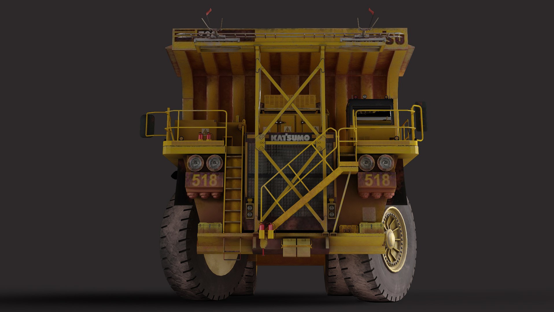 3D model Komatsu 730E - TurboSquid 2137315