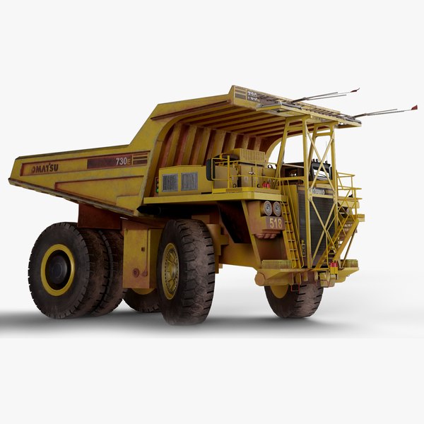 modelo 3d Komatsu 730E - TurboSquid 2137315