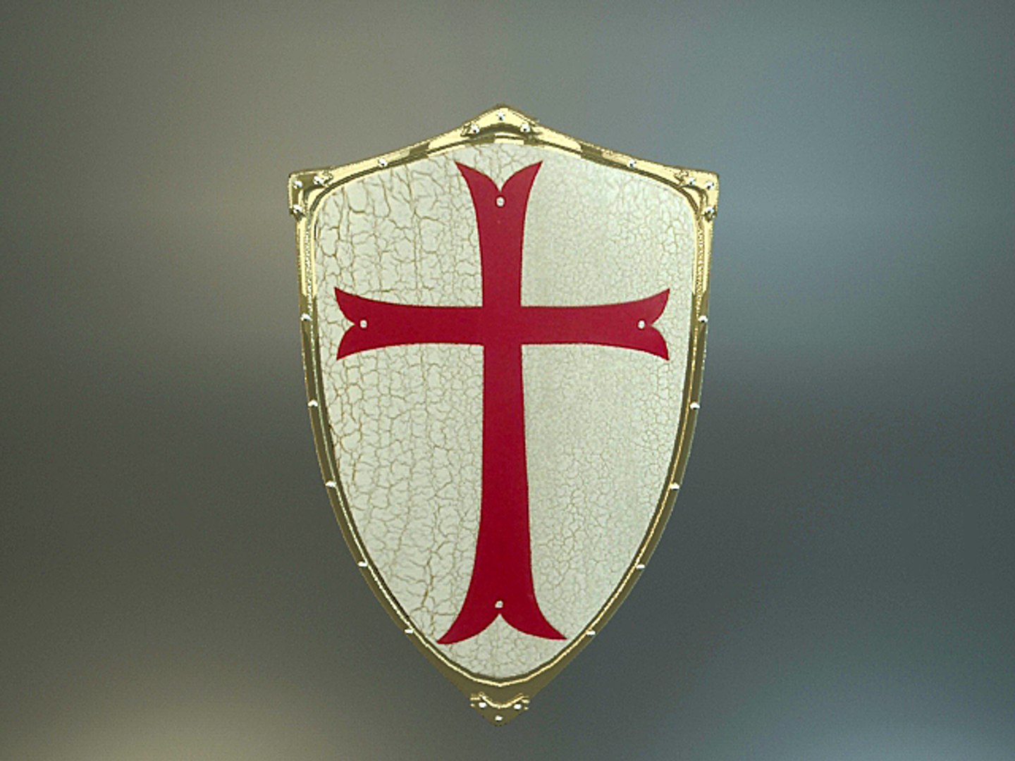 Shield Templars 3d Model