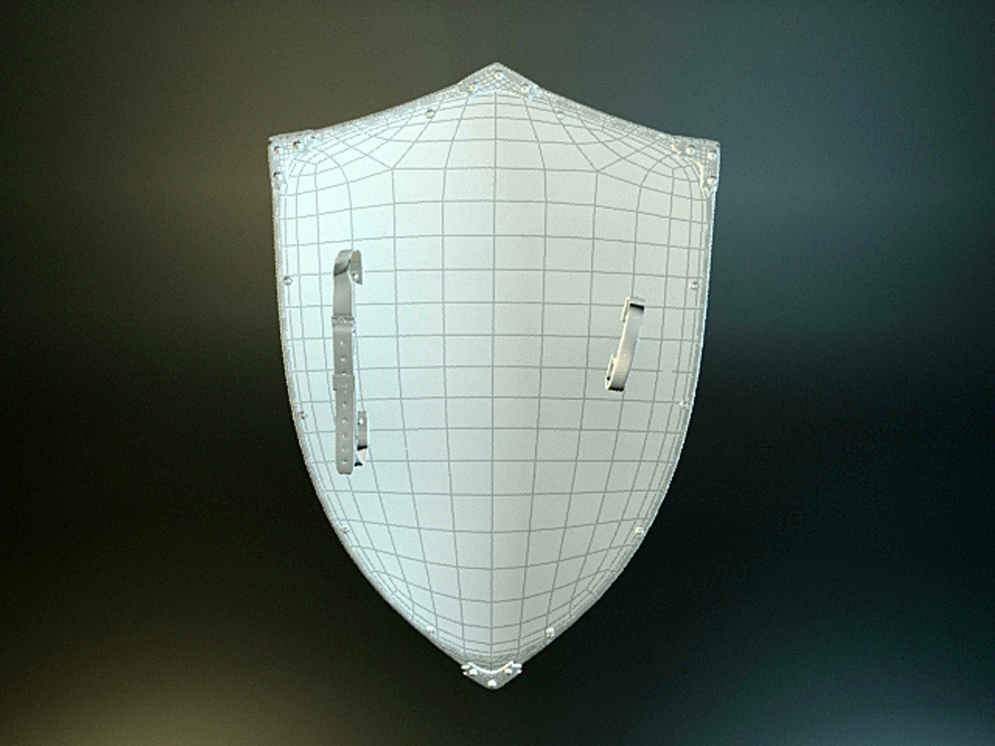 Shield Templars 3d Model