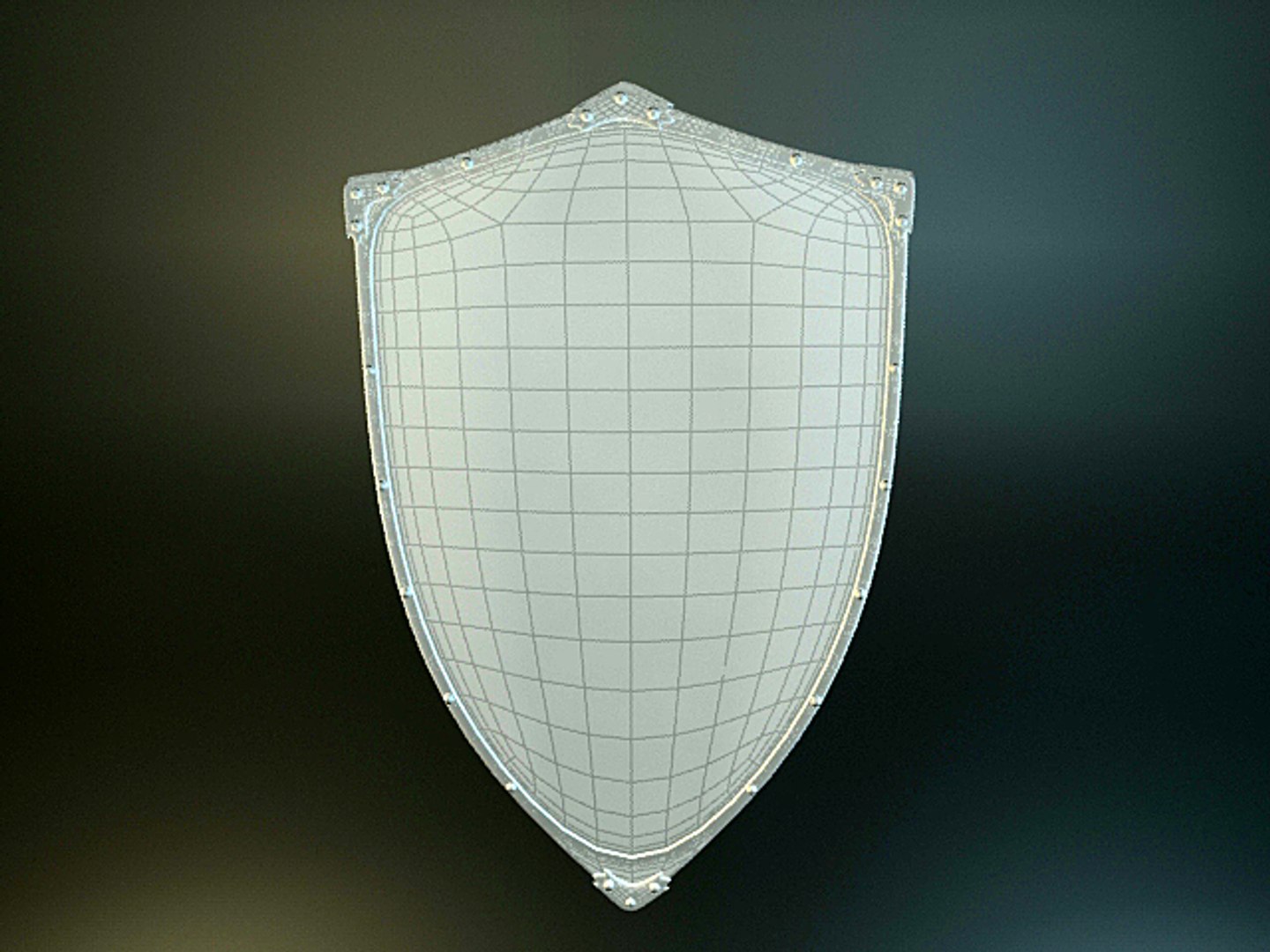 Shield Templars 3d Model