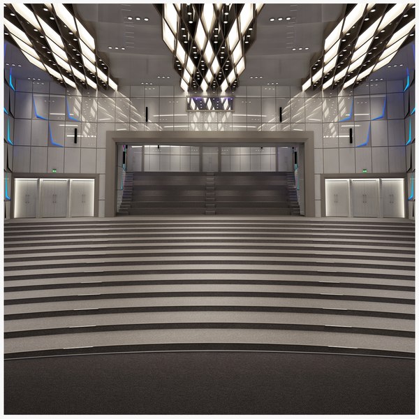 Conference Hall 3D model - TurboSquid 1971508