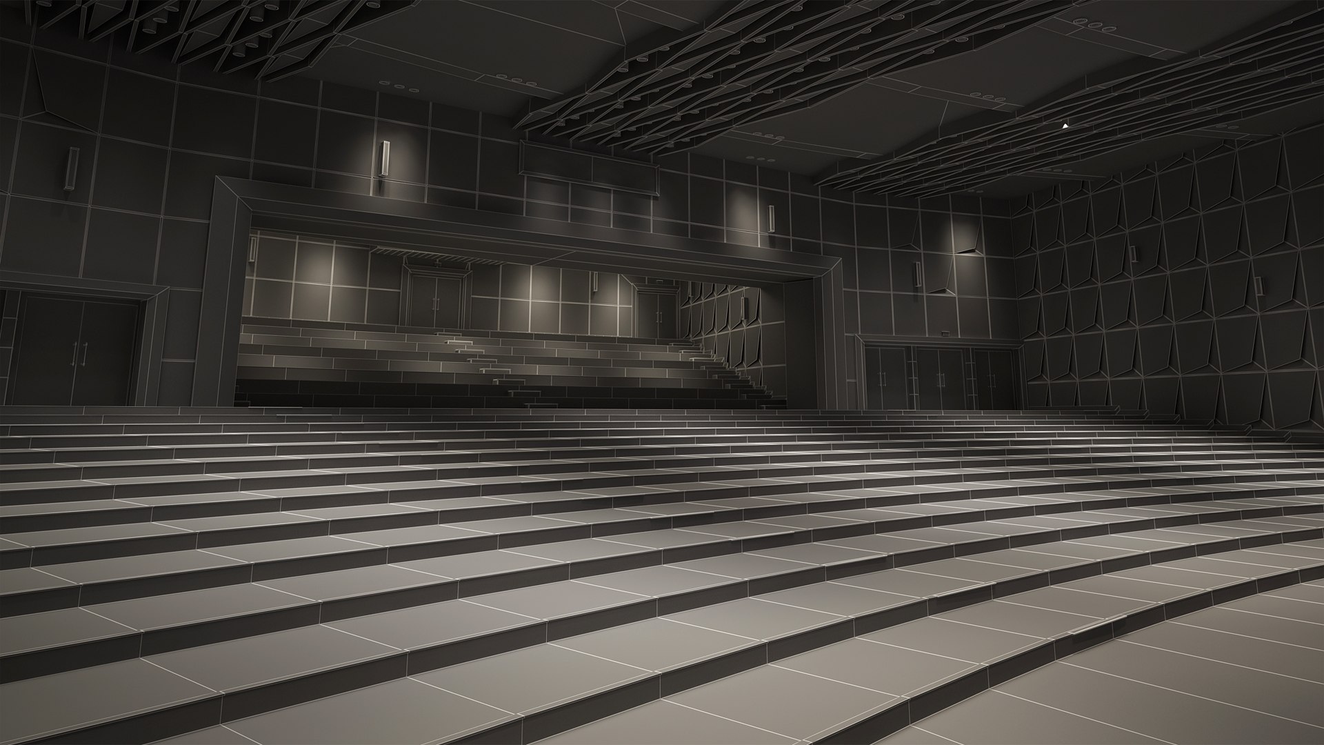 Conference Hall 3D Model - TurboSquid 1971508