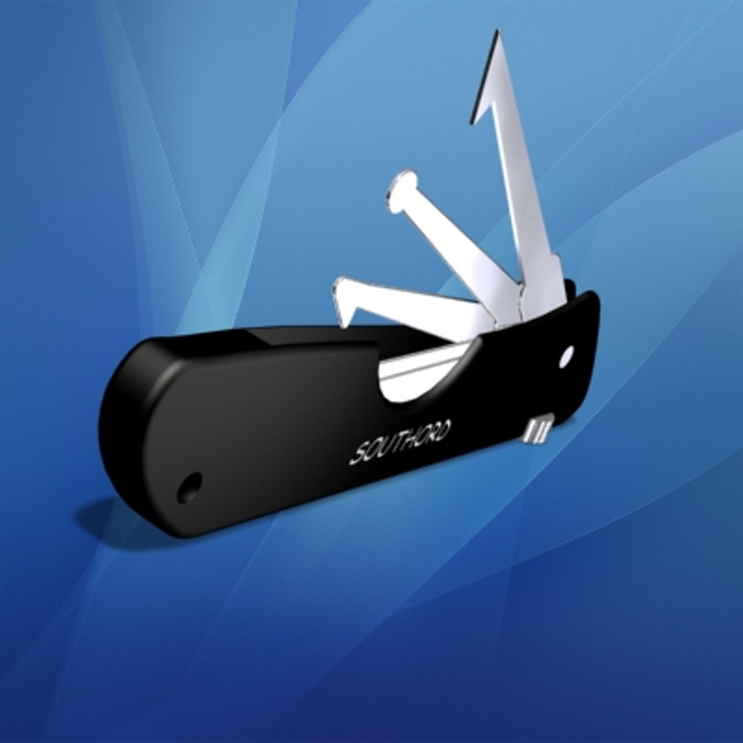 3d jackknife lock pick model