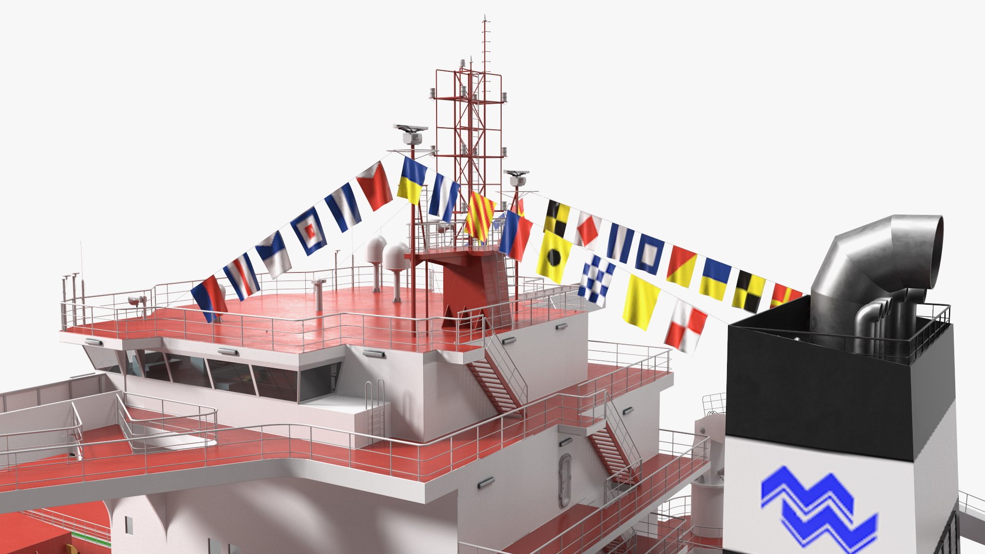 3D Ore Carrier Ship Loaded model - TurboSquid 1900306