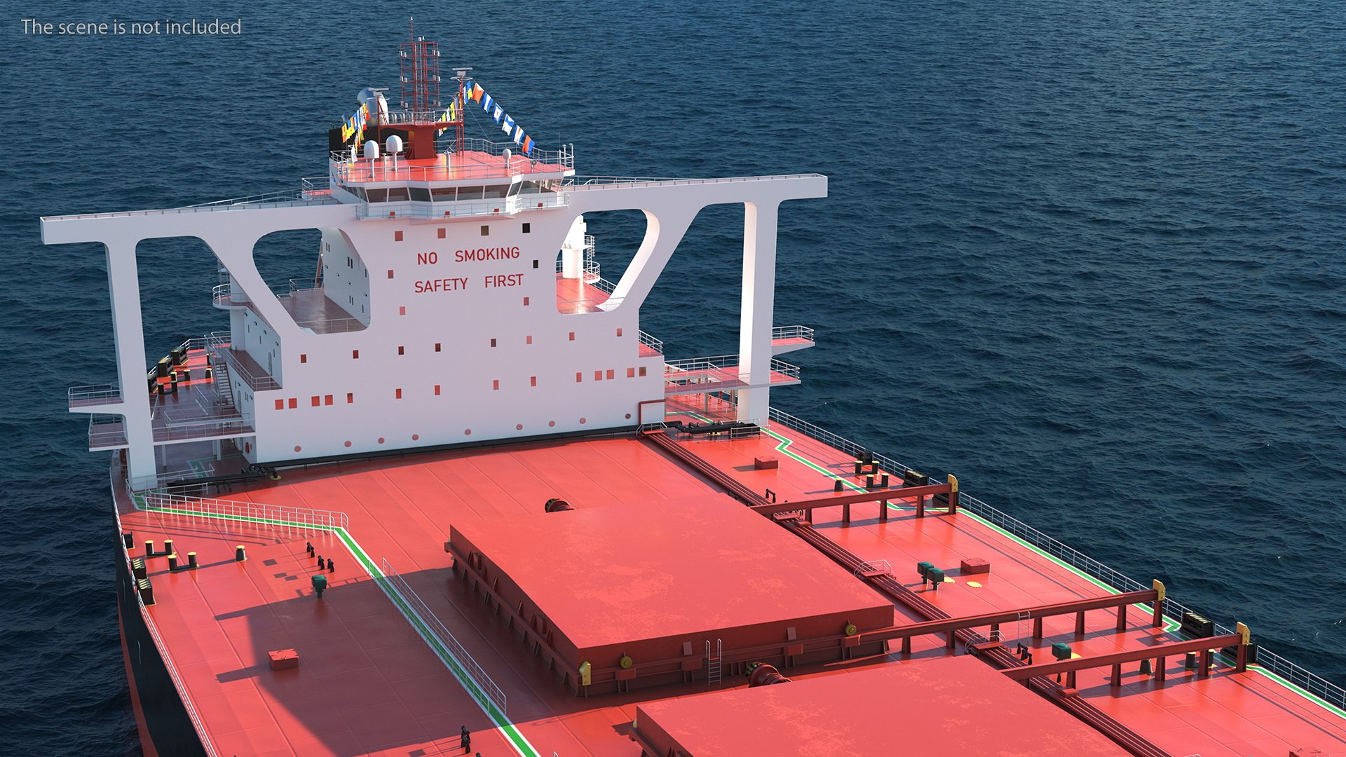 3D Ore Carrier Ship Loaded model - TurboSquid 1900306