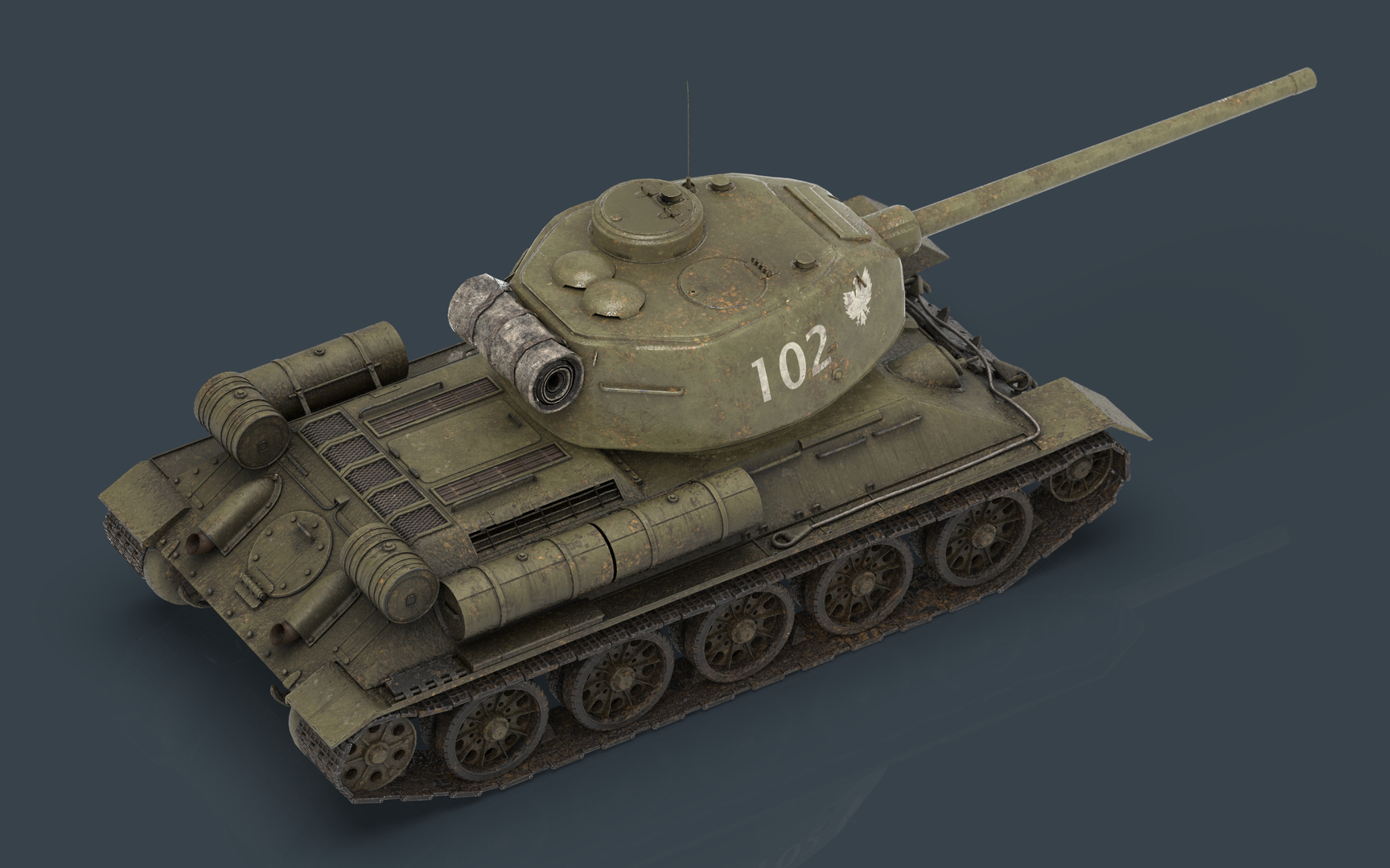 3D model t 34 rudy - TurboSquid 1666407