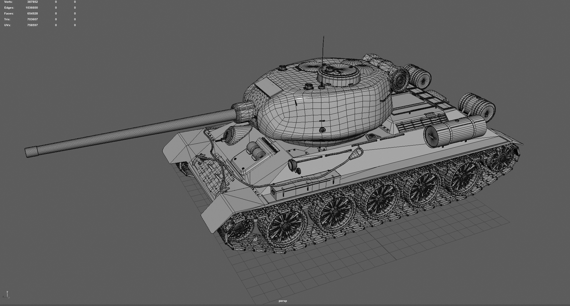 3D model t 34 rudy - TurboSquid 1666407