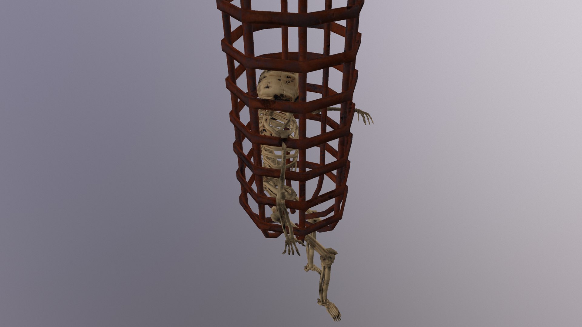 Cage Skeleton 3D Model - TurboSquid 1830997
