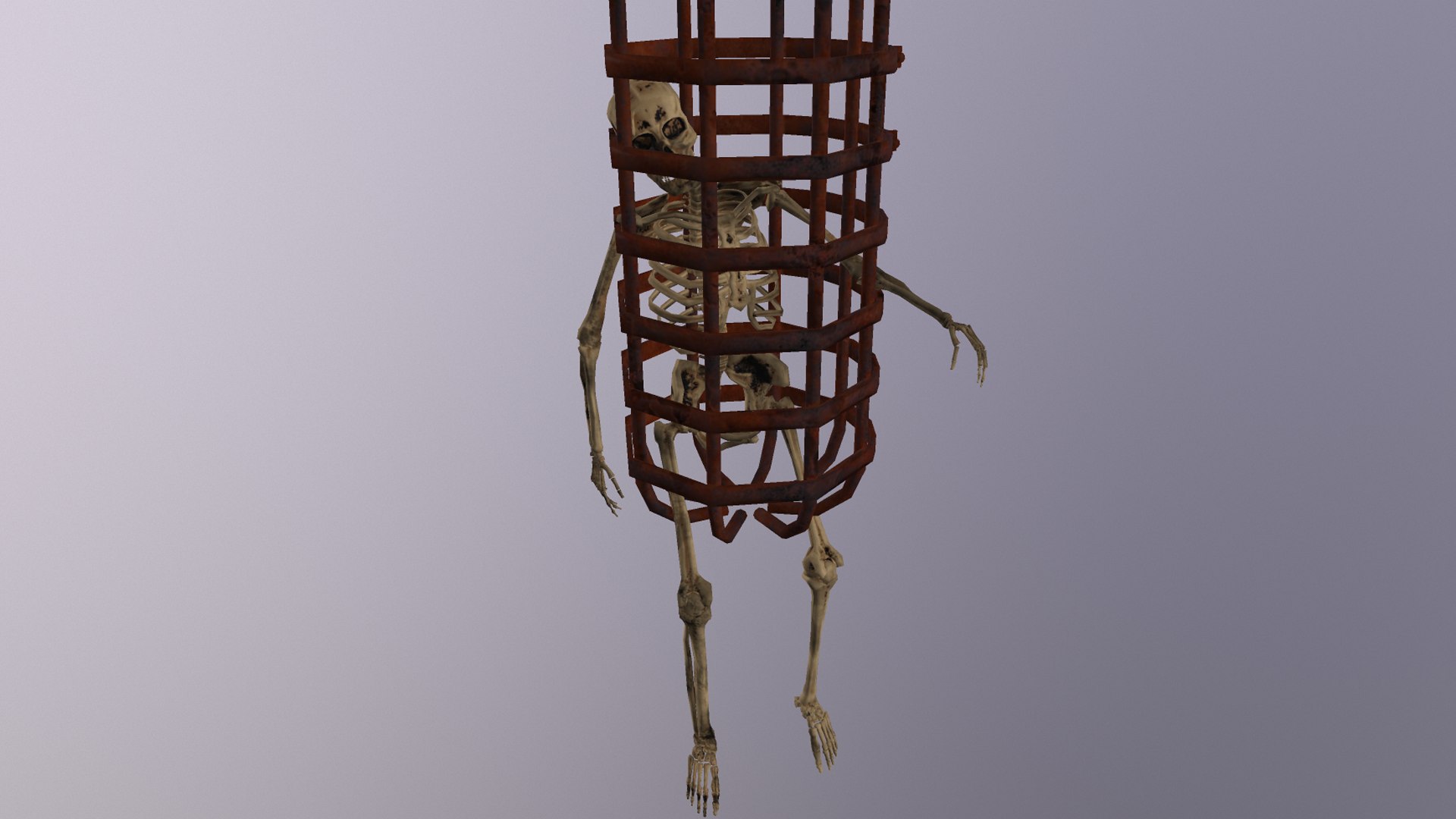 Cage Skeleton 3D Model - TurboSquid 1830997
