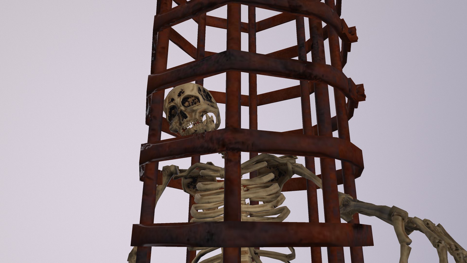 Cage Skeleton 3D Model - TurboSquid 1830997