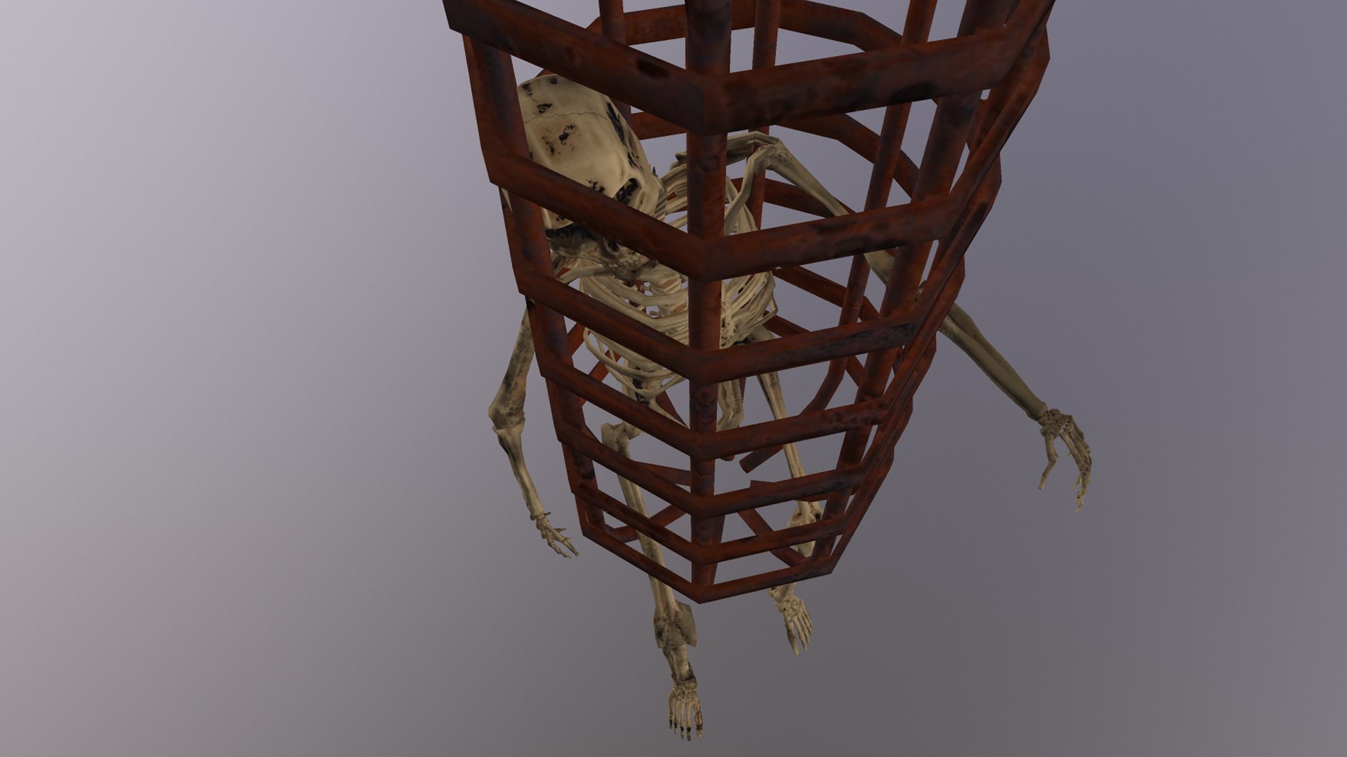 Cage Skeleton 3D Model - TurboSquid 1830997
