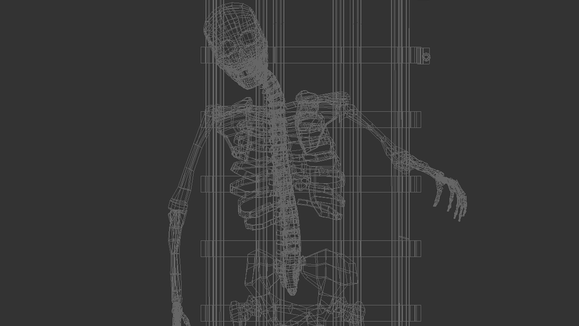 Cage Skeleton 3D Model - TurboSquid 1830997