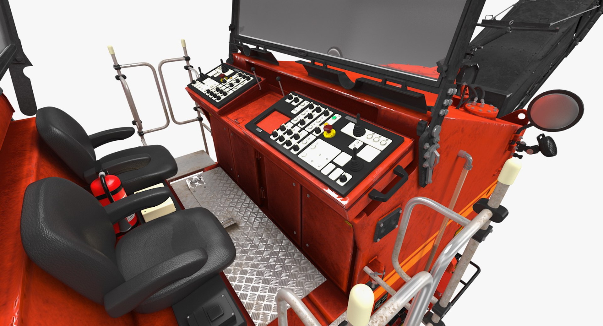 Road machinery rigged machine 3D model - TurboSquid 1573921