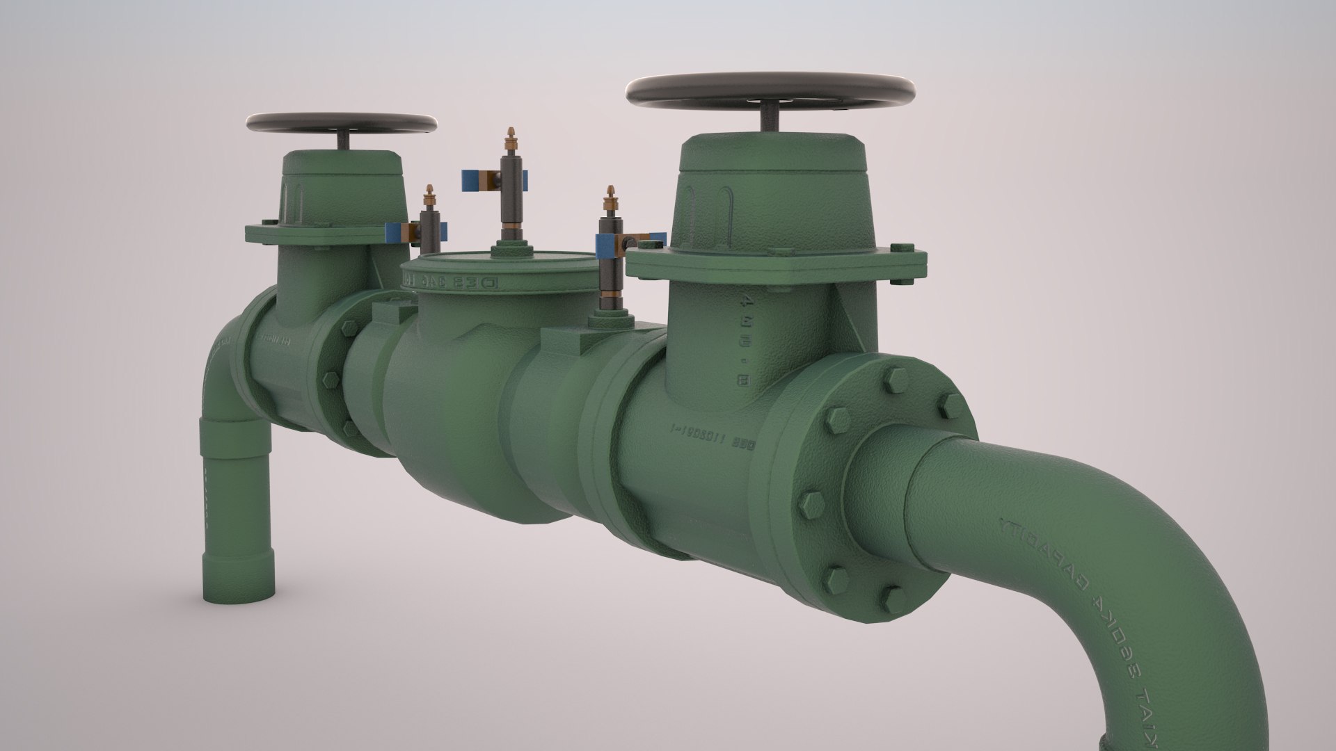 3d Model Of Backflow Preventer