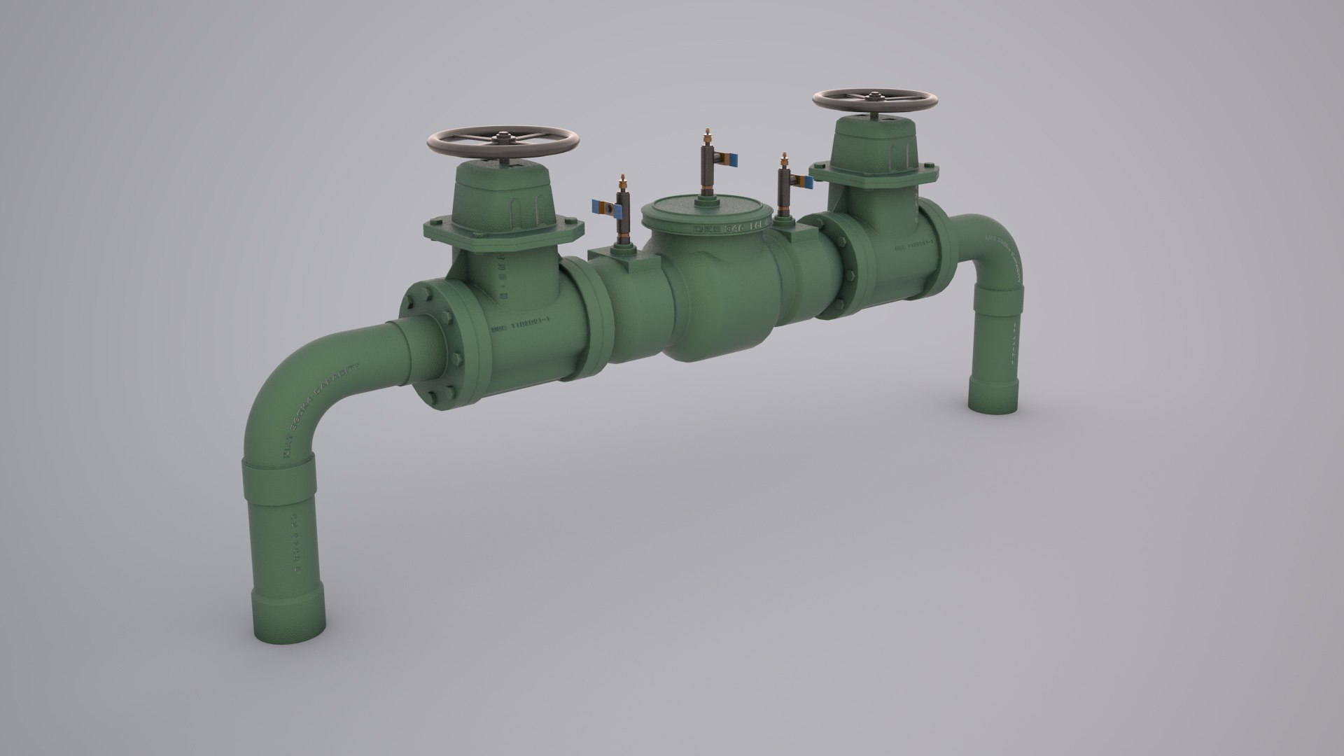 3d Model Of Backflow Preventer