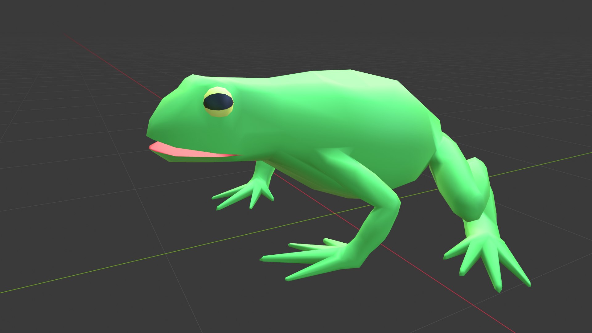 3D Frog Low Poly Base Mesh - TurboSquid 1823802