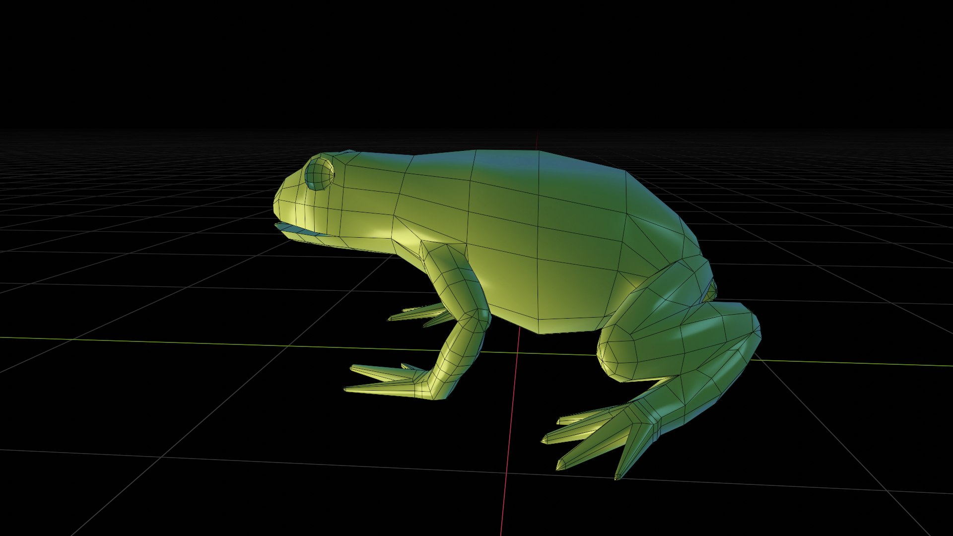 3D Frog Low Poly Base Mesh - TurboSquid 1823802