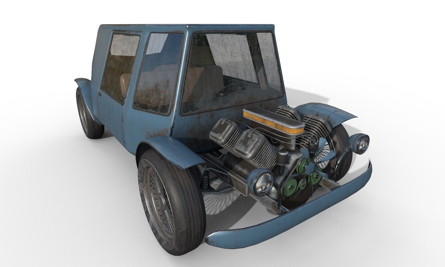 3D Fantasy Car - TurboSquid 1832981