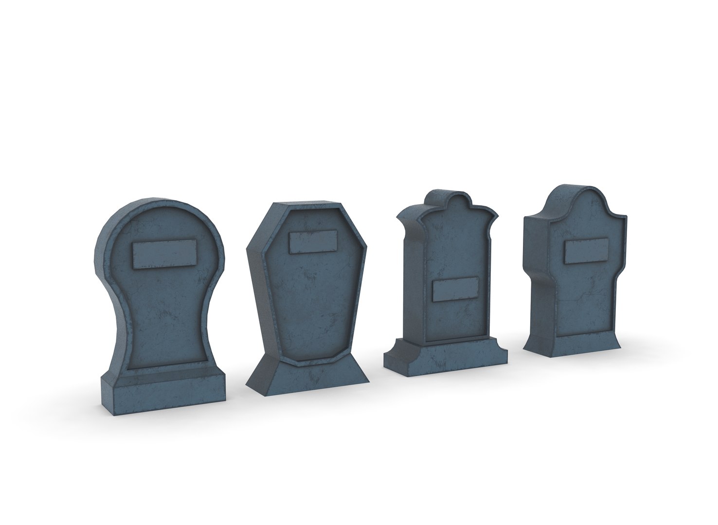 Gravestone Pack 3D - TurboSquid 1776623