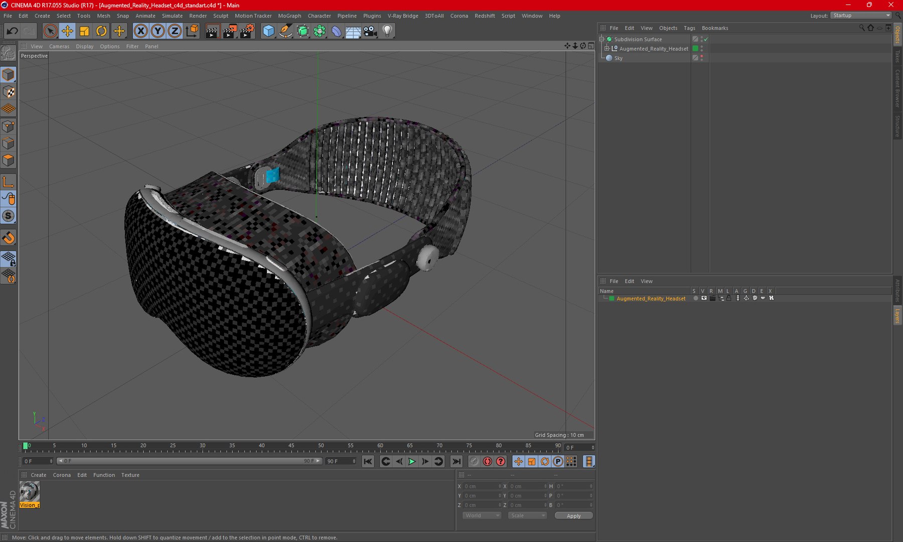 3D Augmented Reality Headset - TurboSquid 2113777