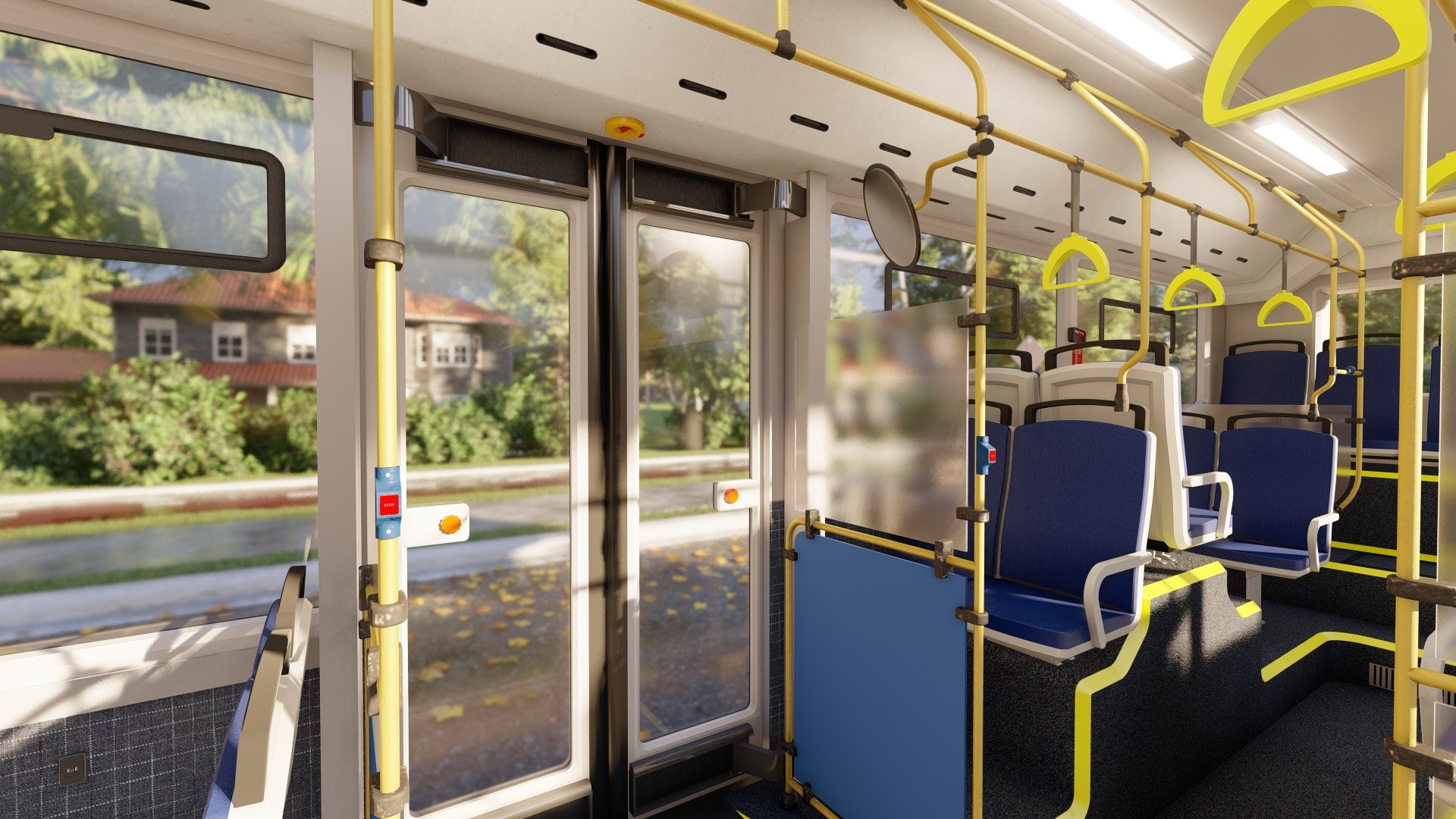 POST AUTO BUS 3D Model - TurboSquid 2271768