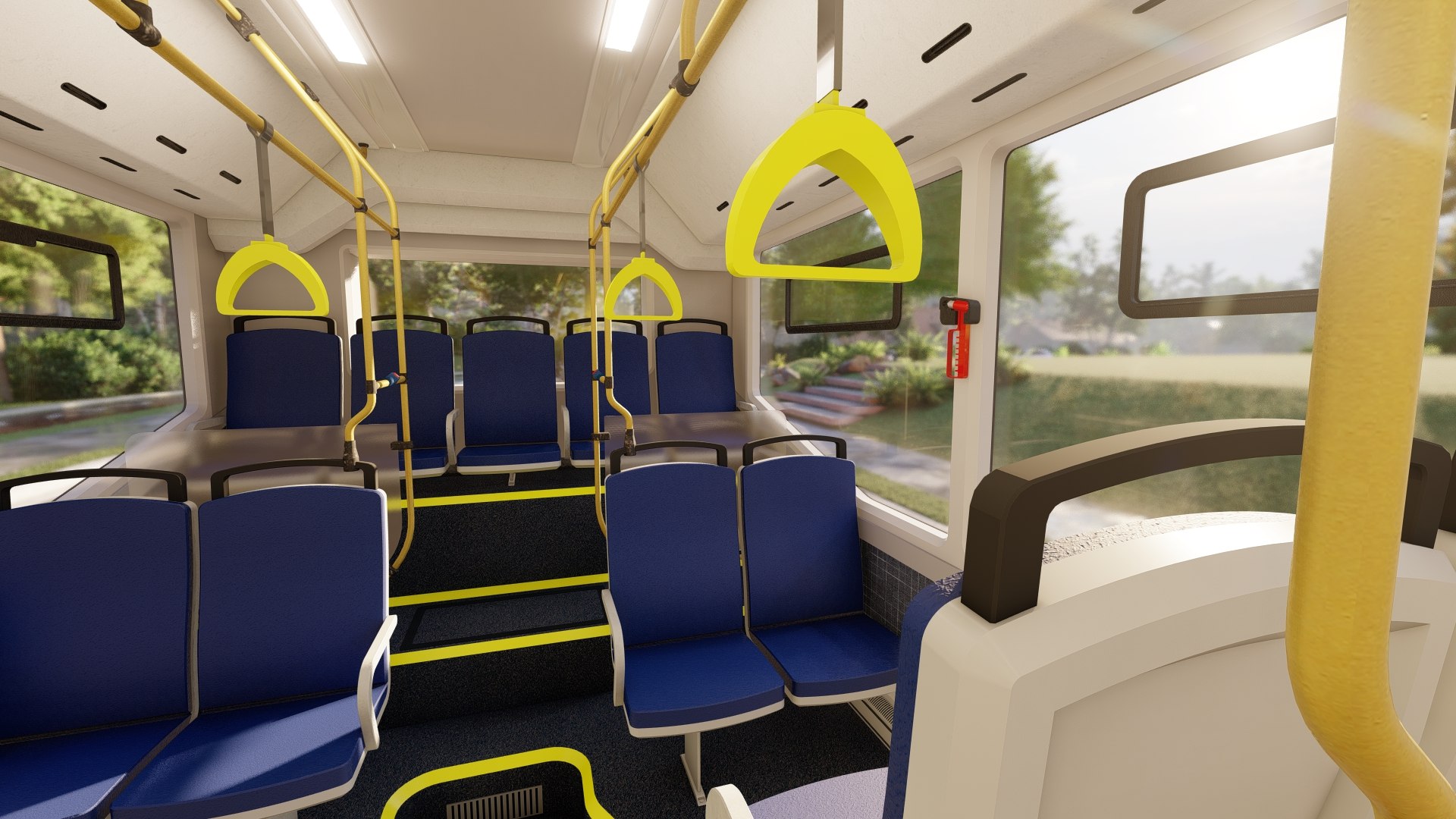 POST AUTO BUS 3D Model - TurboSquid 2271768