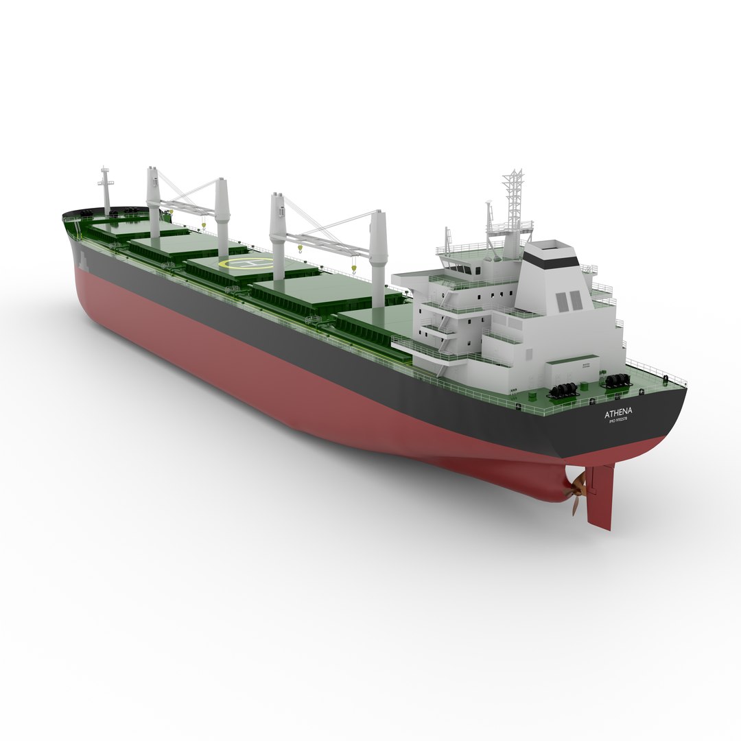 3D Bulk Carrier Cargo Ship - TurboSquid 2107004