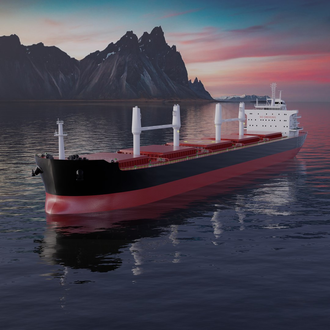3D Bulk Carrier Cargo Ship - TurboSquid 2107004