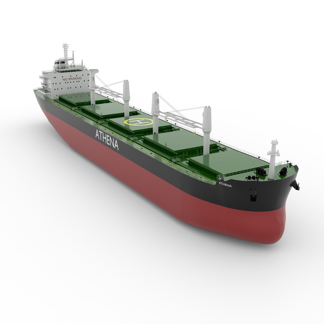 3D Bulk Carrier Cargo Ship - TurboSquid 2107004