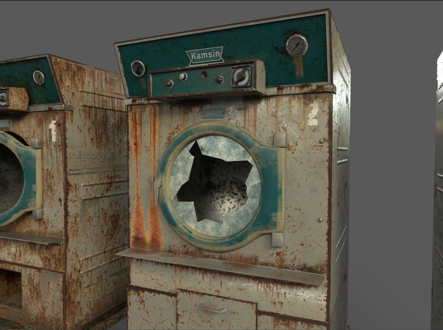 Old Dryers 3D Model - TurboSquid 1564416