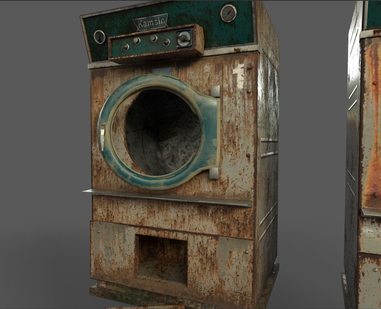 Old Dryers 3D Model - TurboSquid 1564416
