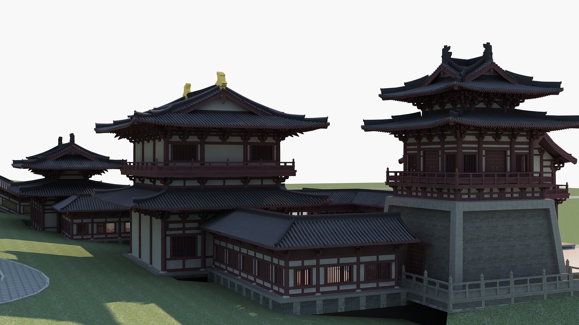 3D Model Chinese Ancient Architecture 12 - TurboSquid 2220864