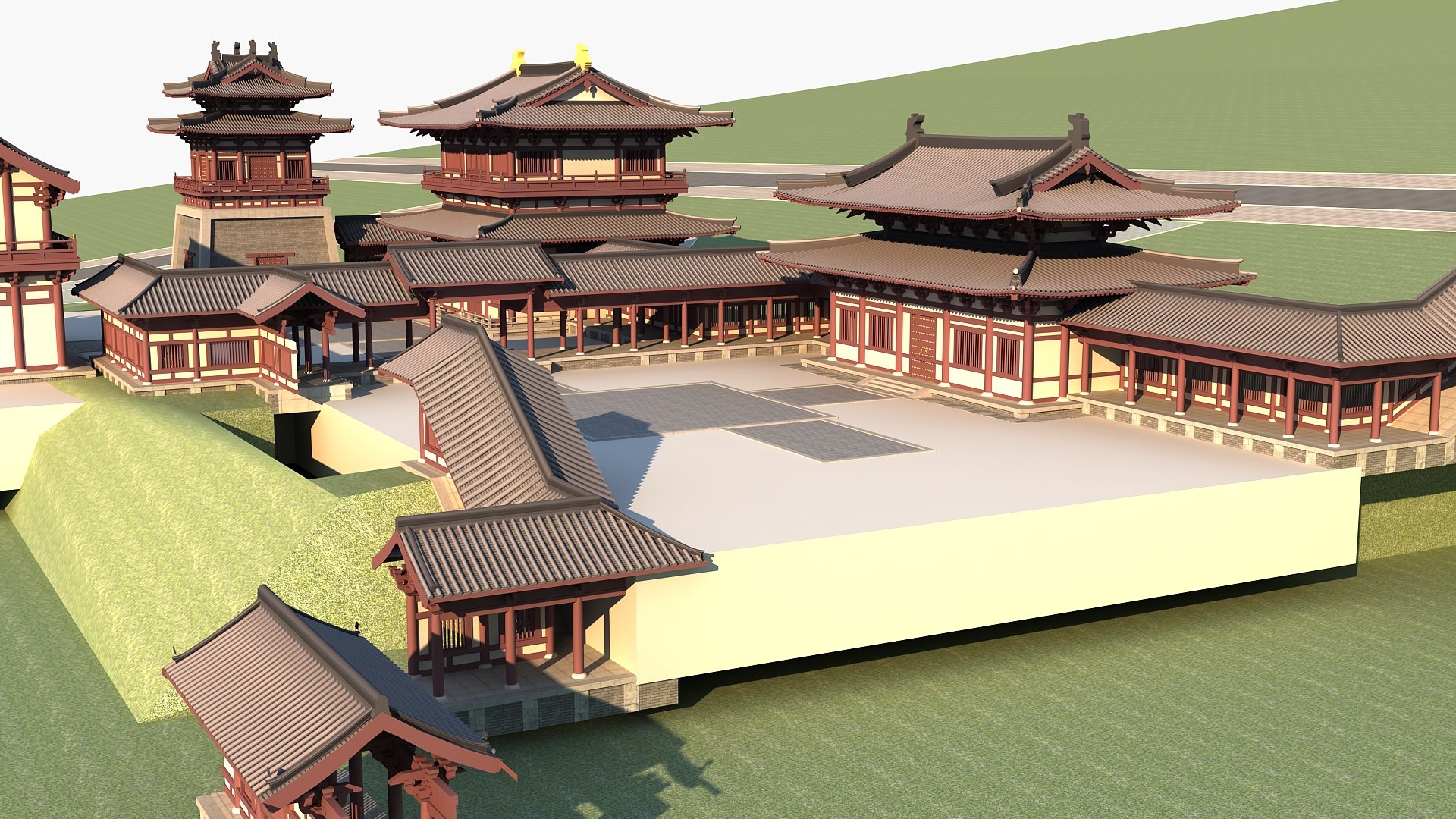 3D Model Chinese Ancient Architecture 12 - TurboSquid 2220864