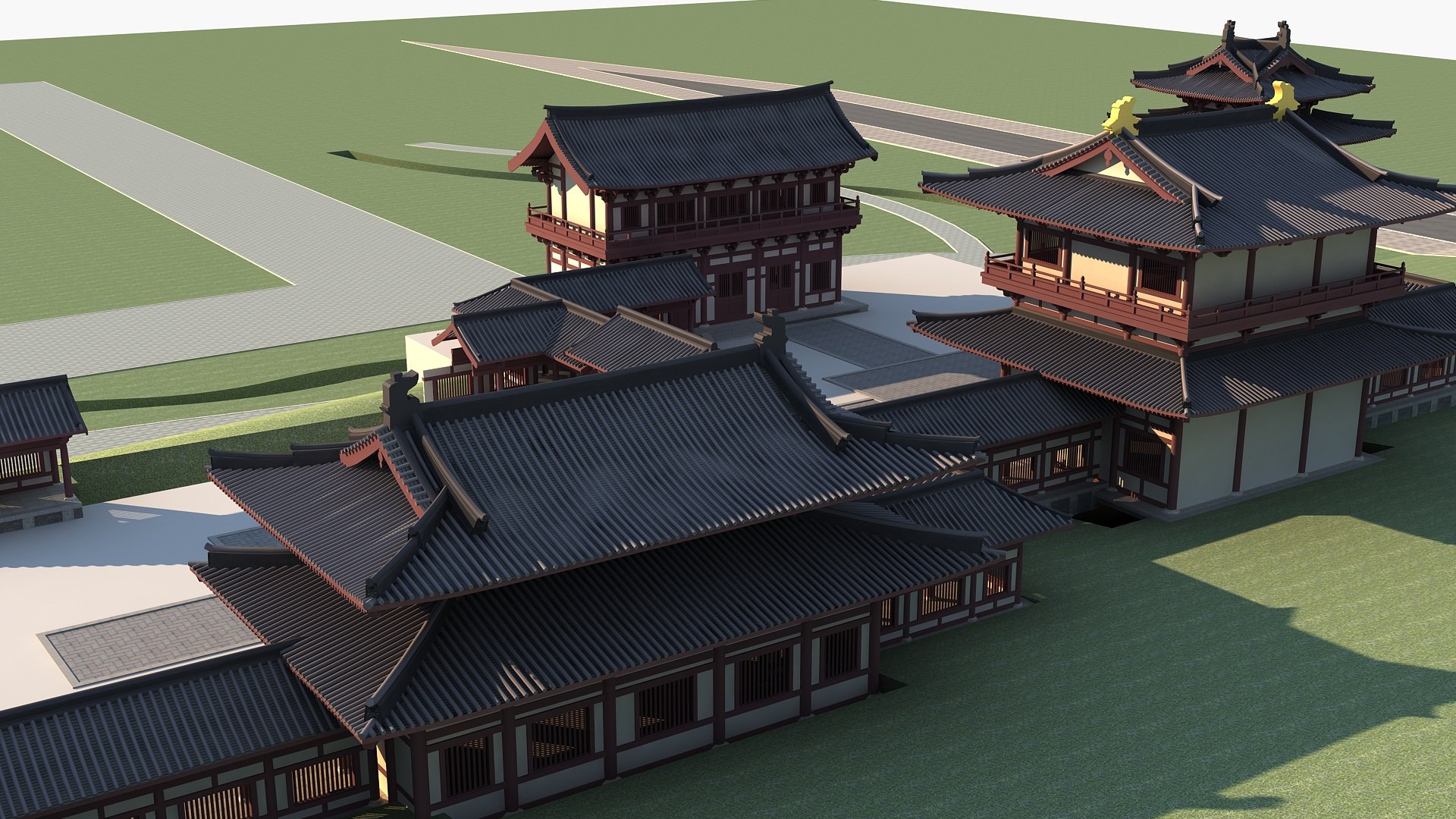 3D Model Chinese Ancient Architecture 12 - TurboSquid 2220864
