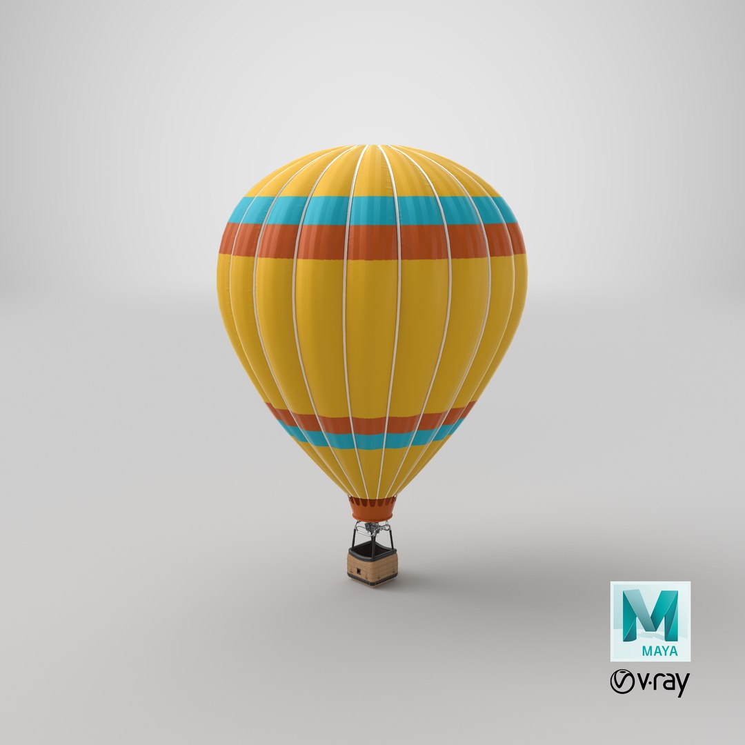 3D Hot Air Balloon model - TurboSquid 1761139