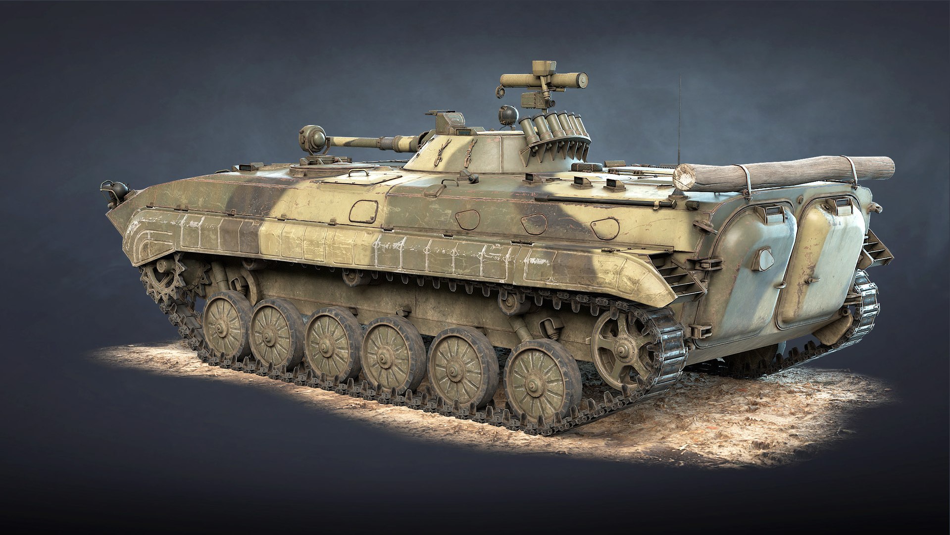 3D BMP-1 and BMP-1P model - TurboSquid 2059371
