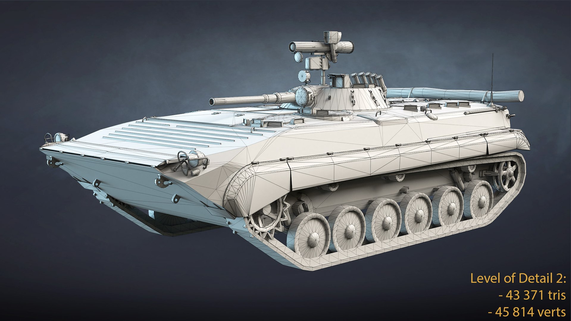 3D BMP-1 And BMP-1P Model - TurboSquid 2059371