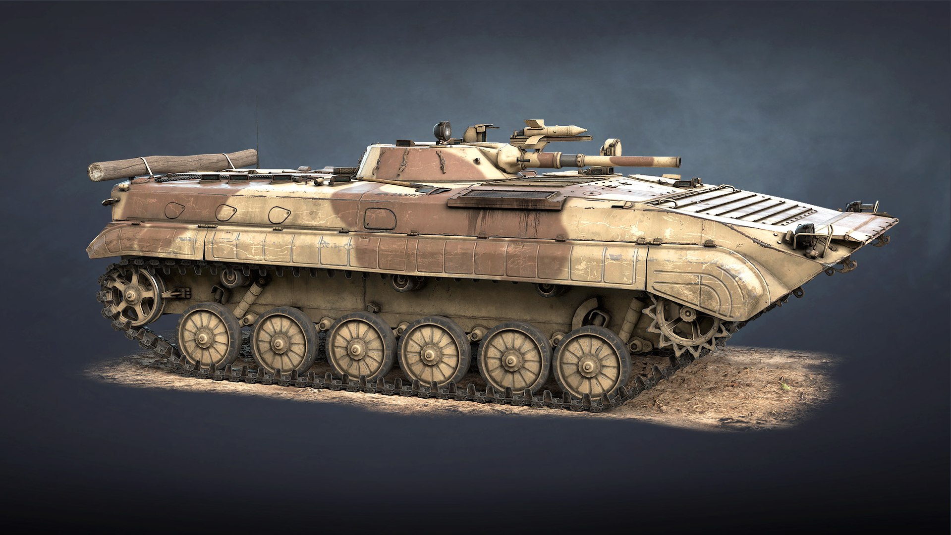3D BMP-1 And BMP-1P Model - TurboSquid 2059371