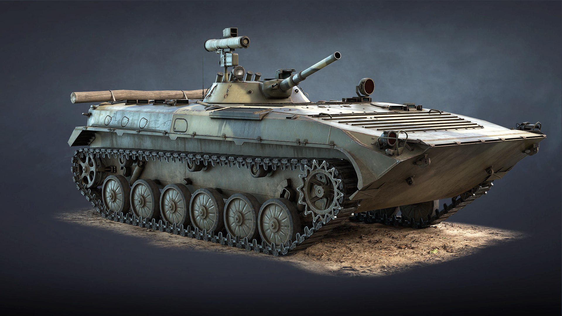 3D BMP-1 And BMP-1P Model - TurboSquid 2059371