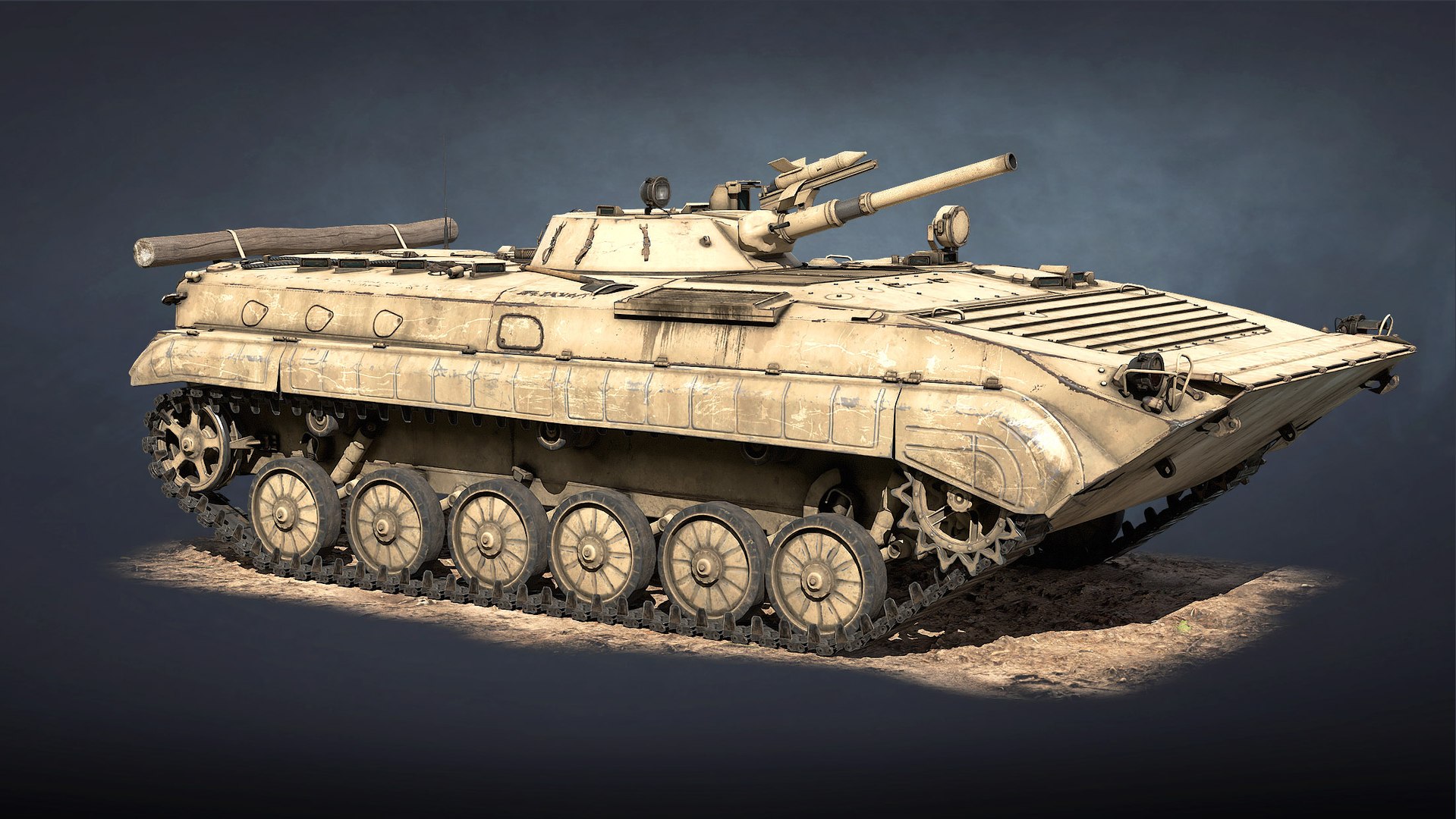 3D BMP-1 And BMP-1P Model - TurboSquid 2059371