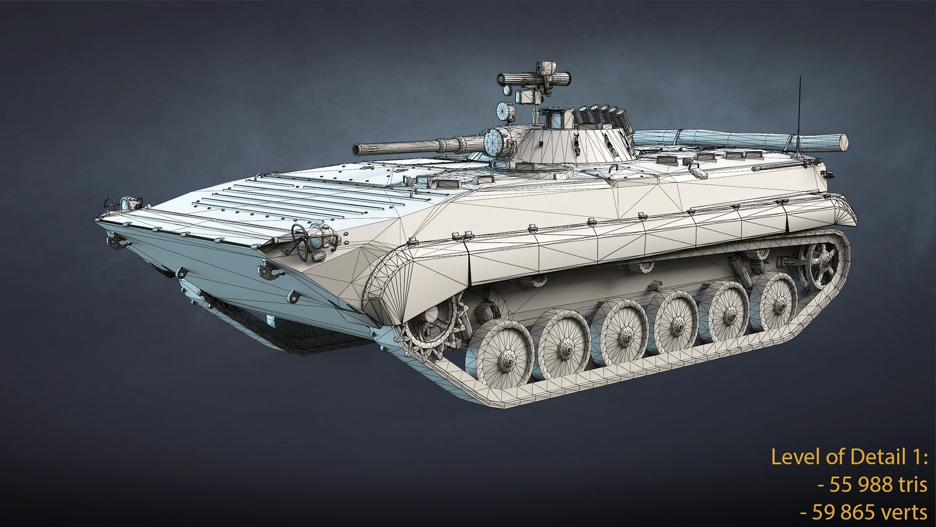 3D BMP-1 and BMP-1P model - TurboSquid 2059371