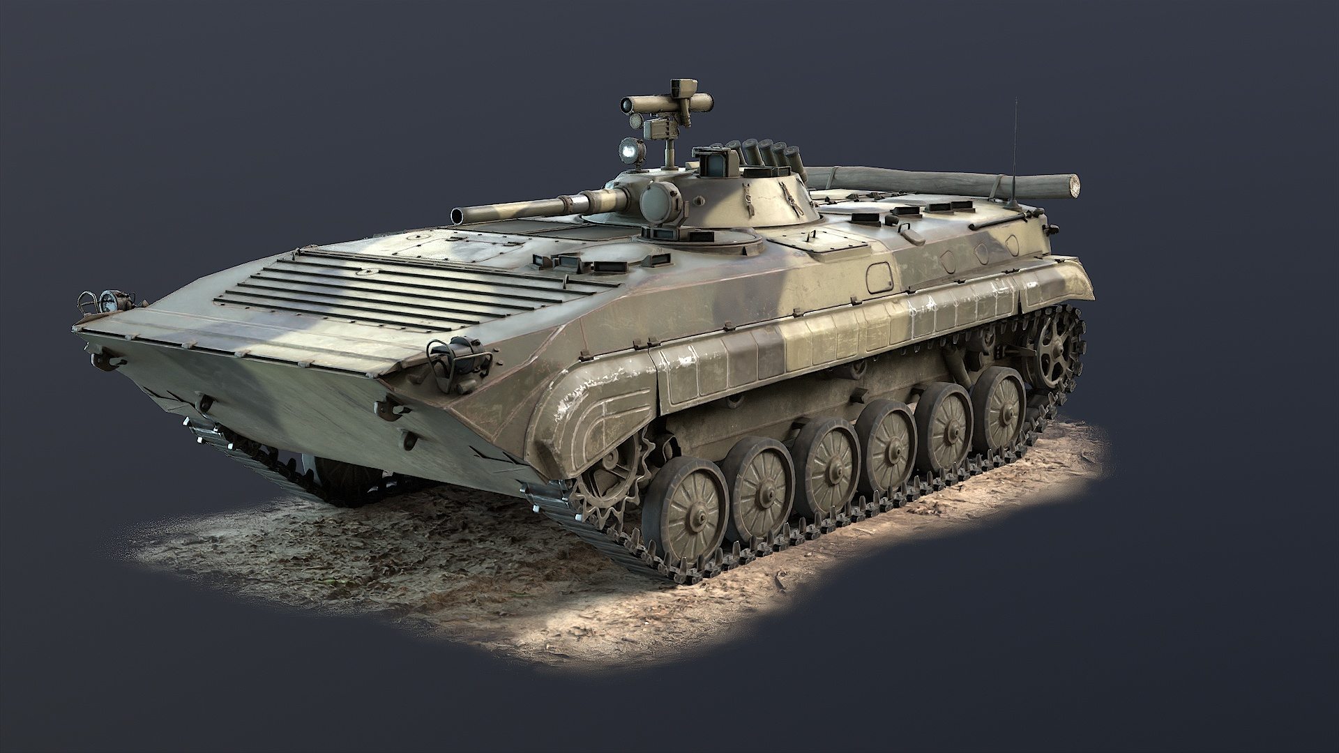 3D BMP-1 and BMP-1P model - TurboSquid 2059371