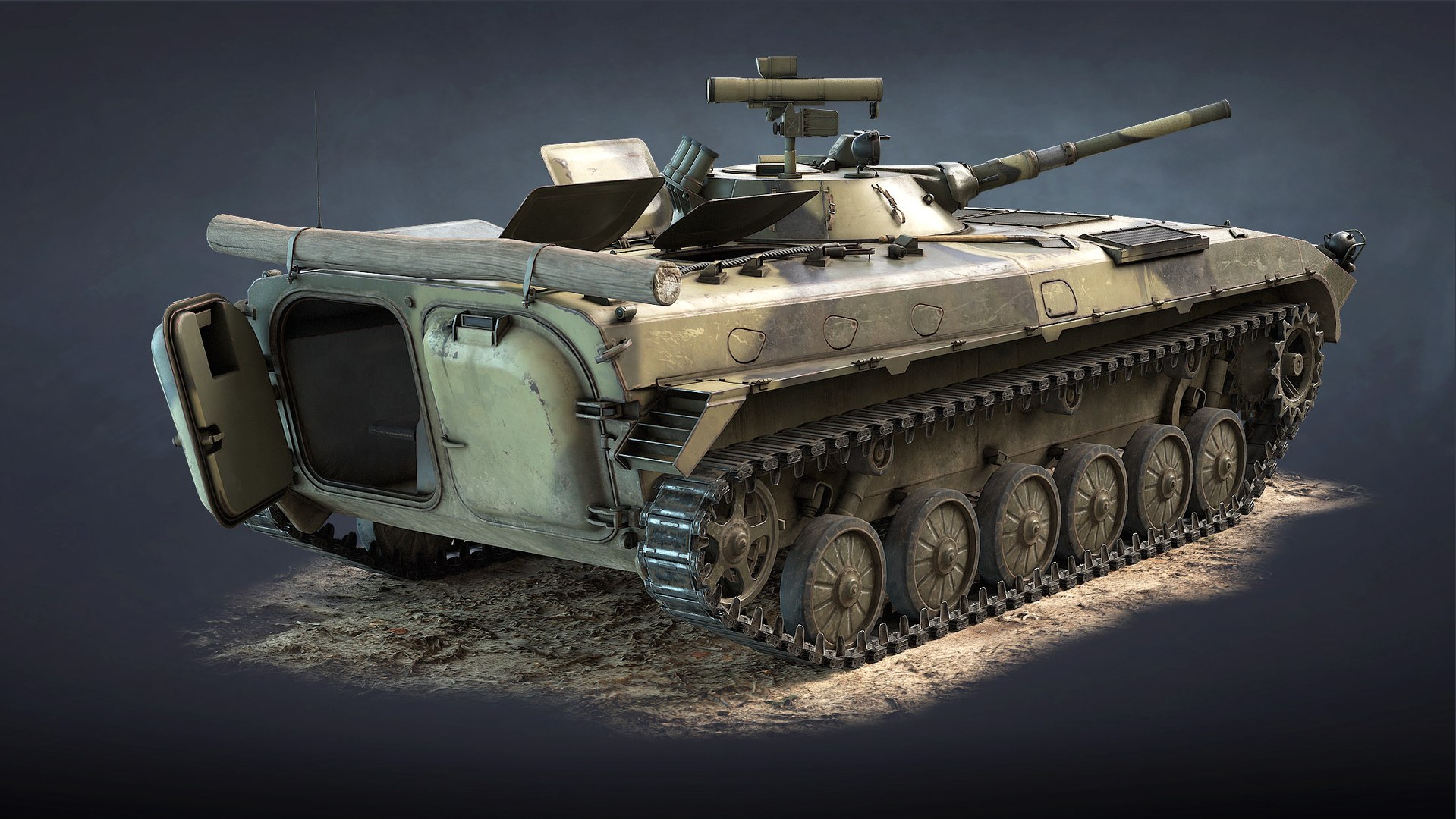 3D BMP-1 and BMP-1P model - TurboSquid 2059371