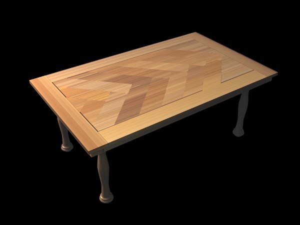 3D table farmhouse model - TurboSquid 1309425