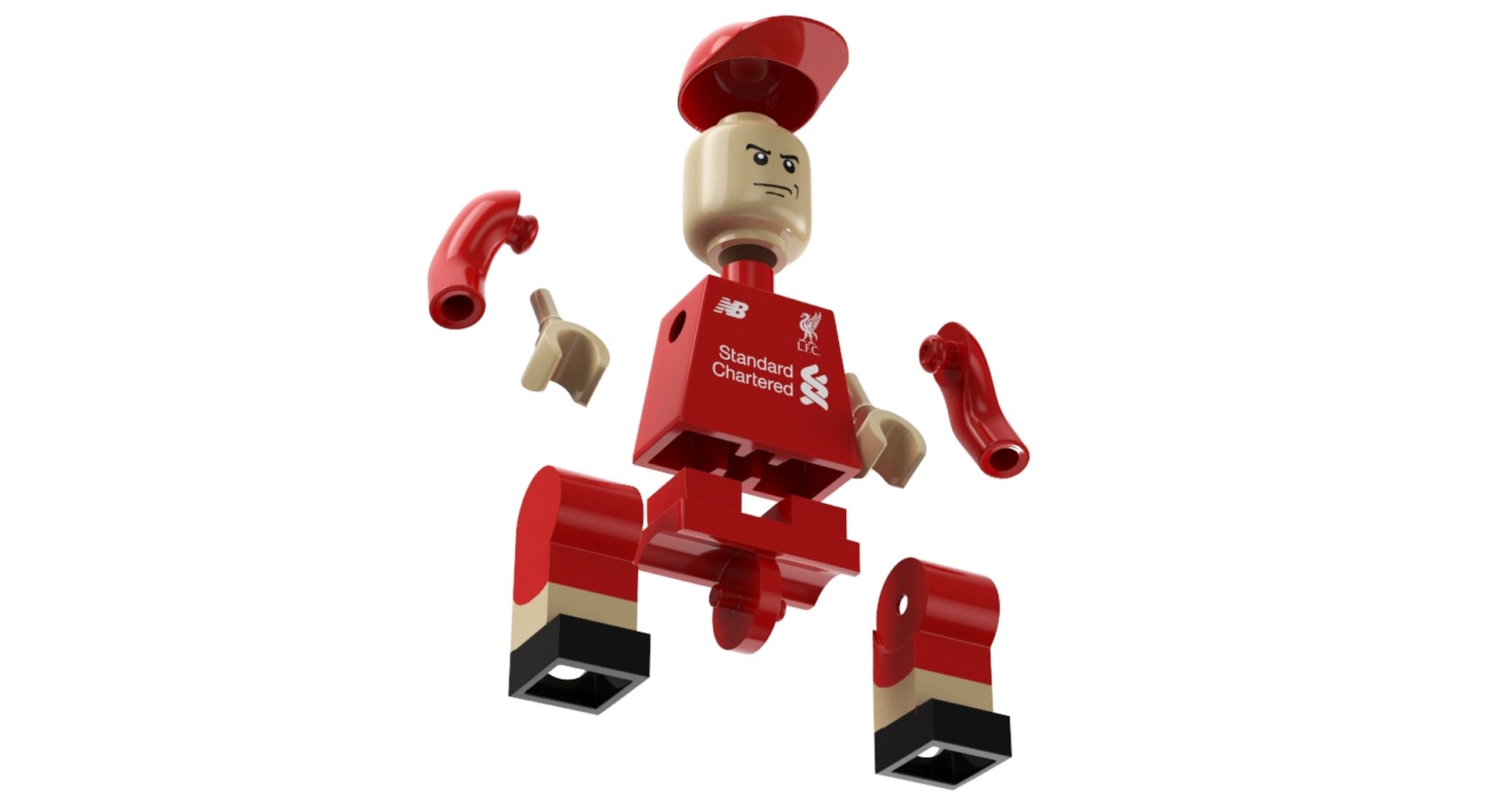 Liverpool lego man 3D model - TurboSquid 1363131
